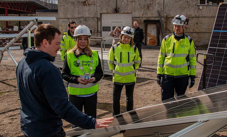 Byggingen av Vestfolds første solkraftverk har startet - EnergiAktuelt AS